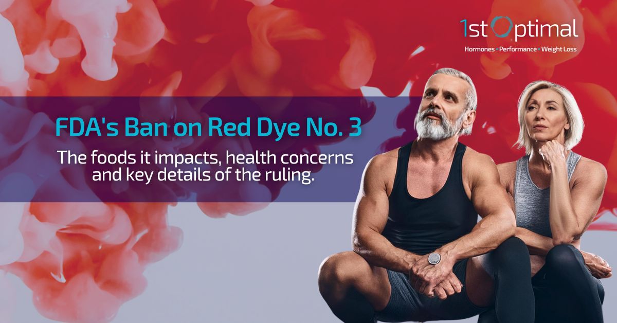 The FDA's Recent Ban on Red Dye No. 3